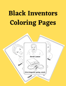 Printable African American Inventor Coloring Pages