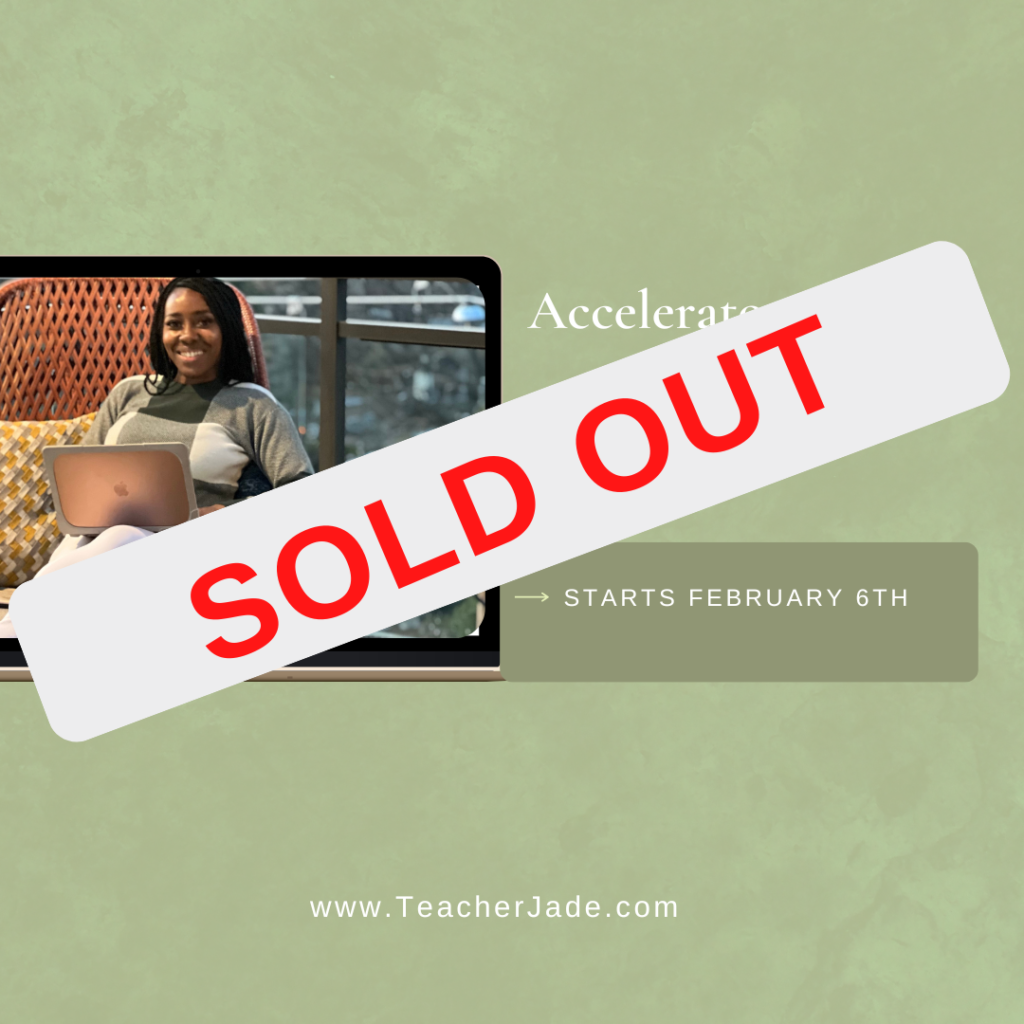 Working Workshop Replay | Teacher Jade